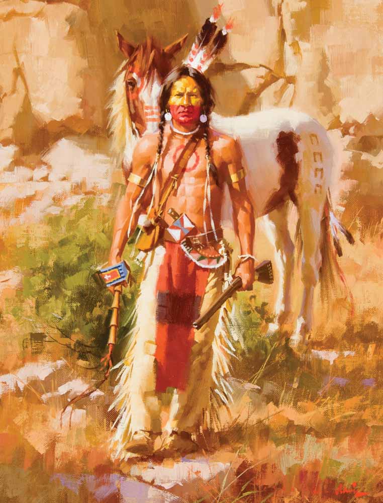 The Piegan Warrior | Scottsdale Art Auction