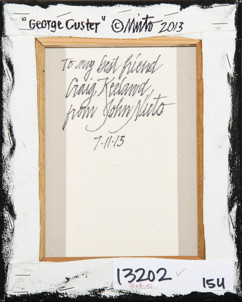 Set of Five: Sitting Bull, Chief Rain in the Face, Crazy Horse, Lone Wolf & George Custer ...